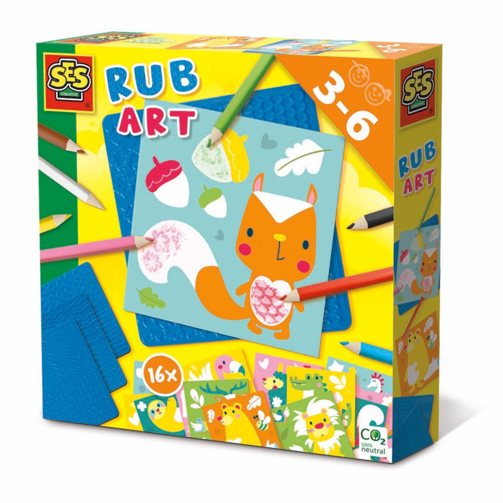 SES Creative Rub Art Tekenen - Allaz