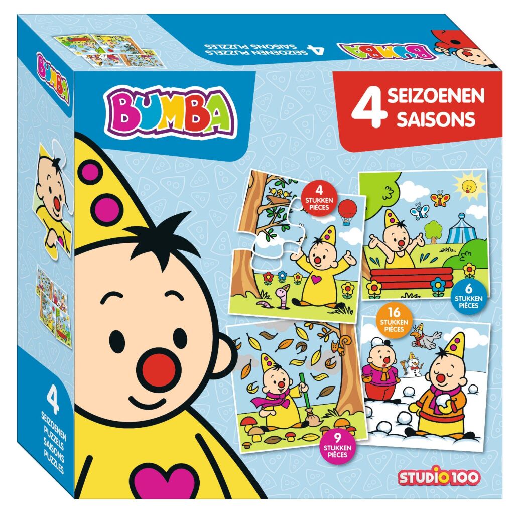 Bumba 4in1 Puzzel 4 Seizoenen 4-16 Stukjes - Allaz