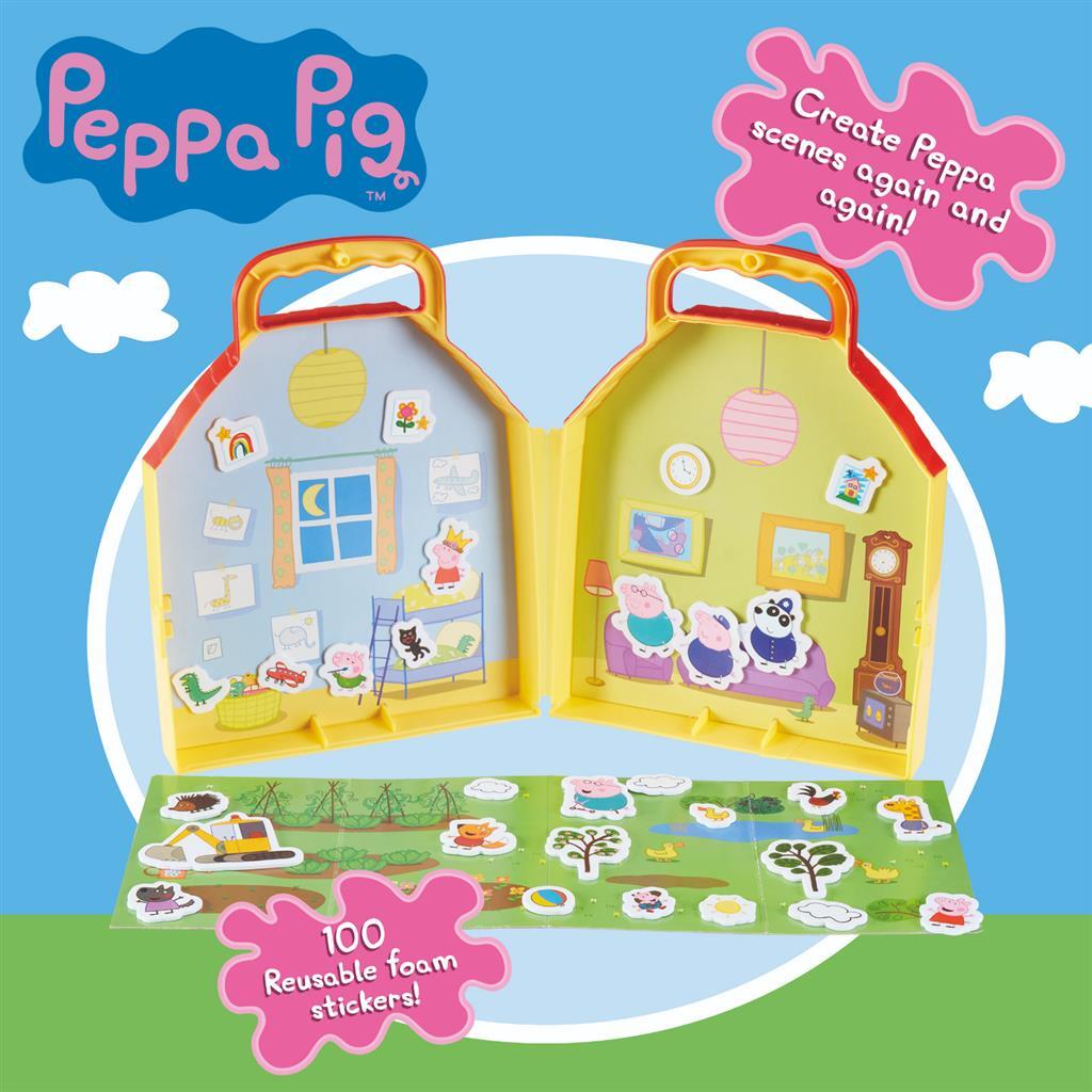 Peppa Pig Foam Sticker Huis - Allaz