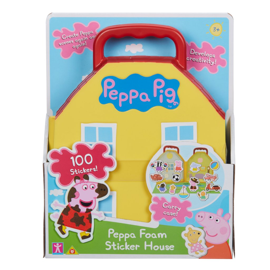 Peppa Pig Foam Sticker Huis - Allaz