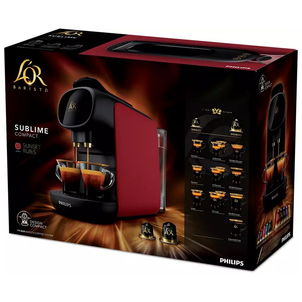 Philips LM9012/50 L'OR Barista Sublime Capsule Koffiezetapparaat Rood ...