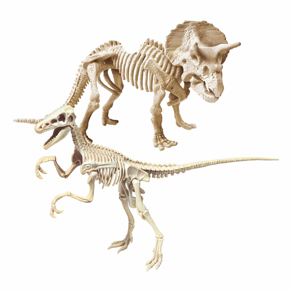 Clementoni Jurassic World Triceratop and Velociraptor Dig Kit - Allaz