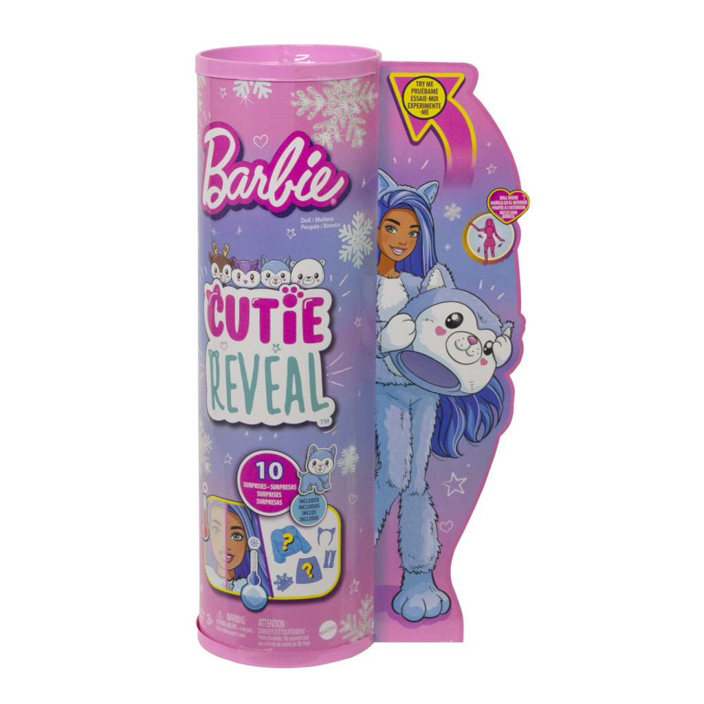 Barbie Cutie Reveal Snowflake Sparkle Husky - Allaz