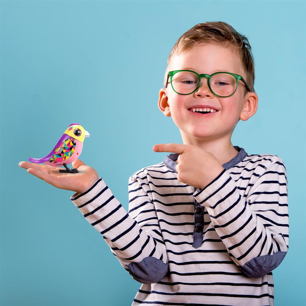 Digifriend DigiBirds Goudvink Interactief Vogeltje + Geluid - Allaz