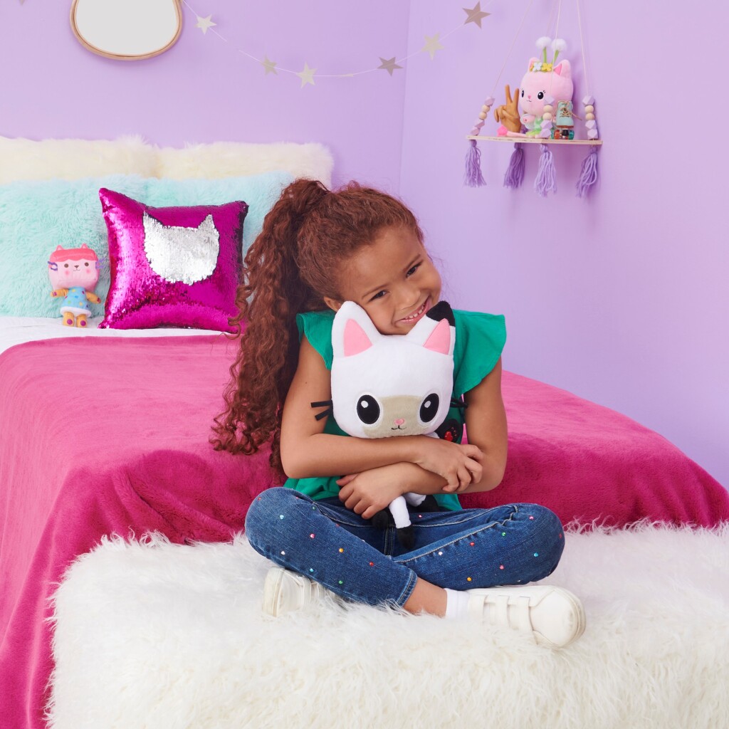 Gabbys Dollhouse Knuffel Pandy Poek met Geluid 33 cm - Allaz